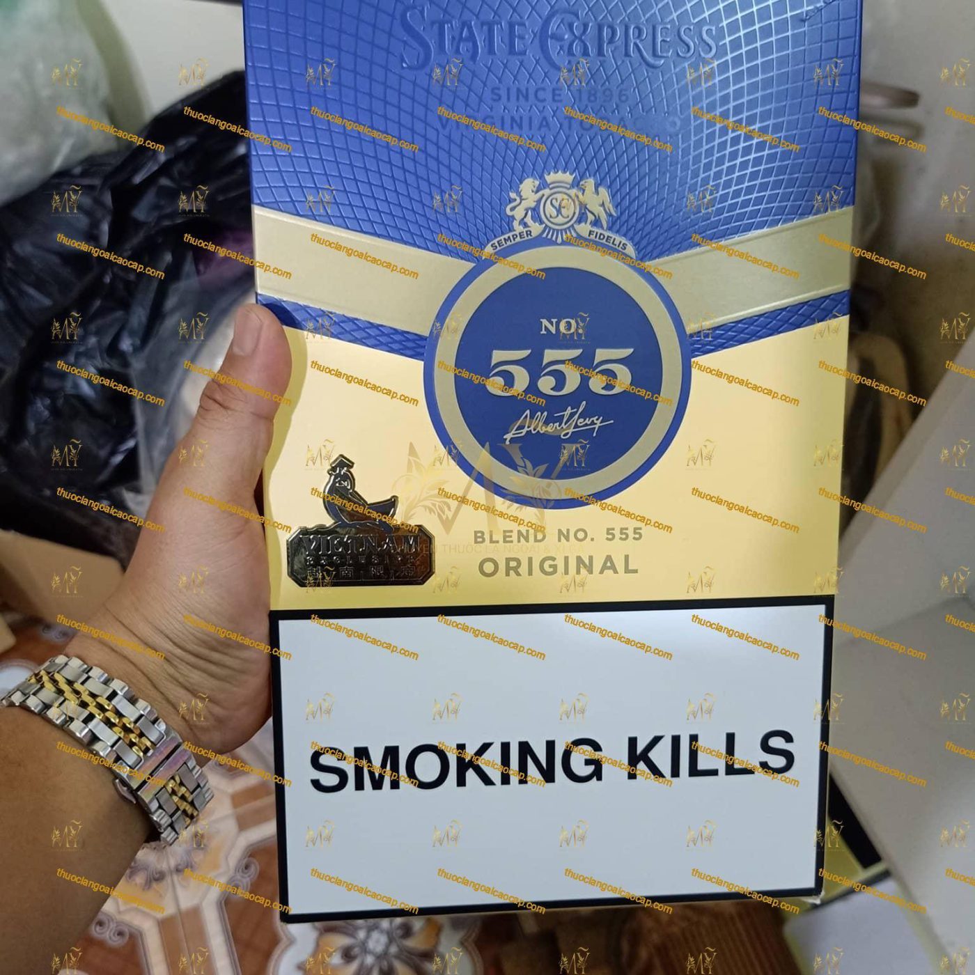 Thuốc Lá 555 Original (555 Vàng Đôi) (Duty Fee Vn) (Hàng Chuẩn + Date ...