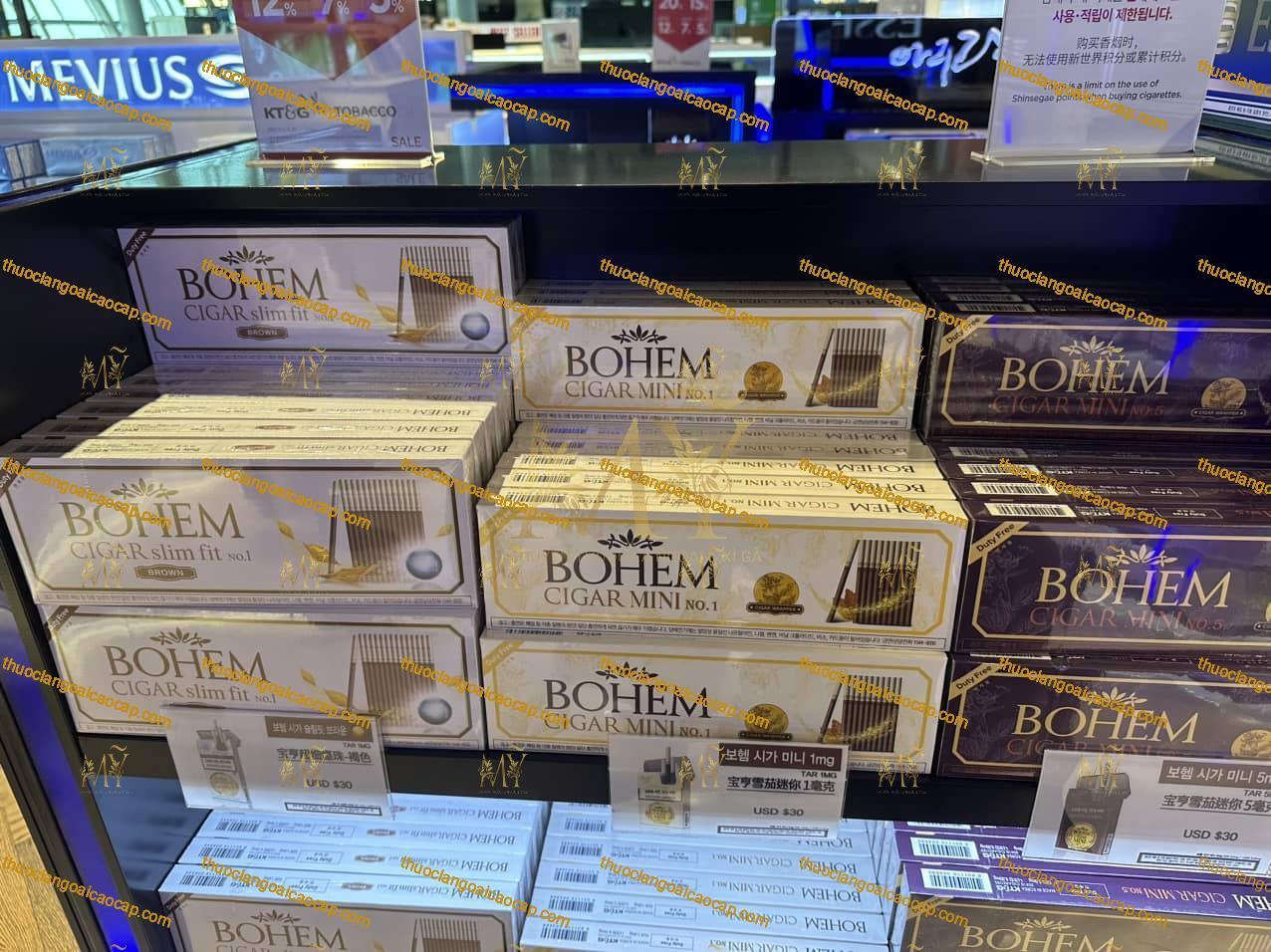 Thuốc Lá Bohem Cigar Mini No.1 , No.5, No.6 (Sách Tay Hàn Quốc) - %siten